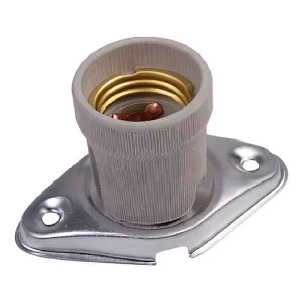Pack 2 Portalámparas De Porcelana Con Base De Aluminio Beta – Contacto ...